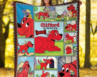 Clifford Dog Blanket - Etsy