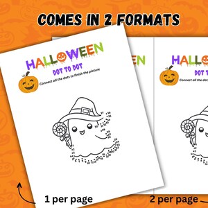 Printable Halloween Dot to Dot | Halloween Activity for Kids and Adults ...