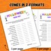 Printable Halloween Think Fast Game for Kids | Halloween Party Game ...