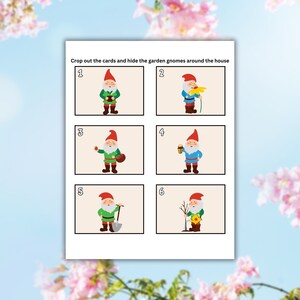 Printable Spring Garden Gnome Hunt for Kids | Spring Activity for Kids ...