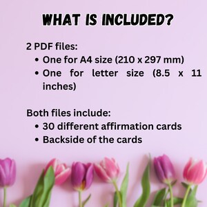 Printable Spring Affirmation Cards | Spring Positive Affirmation Cards ...