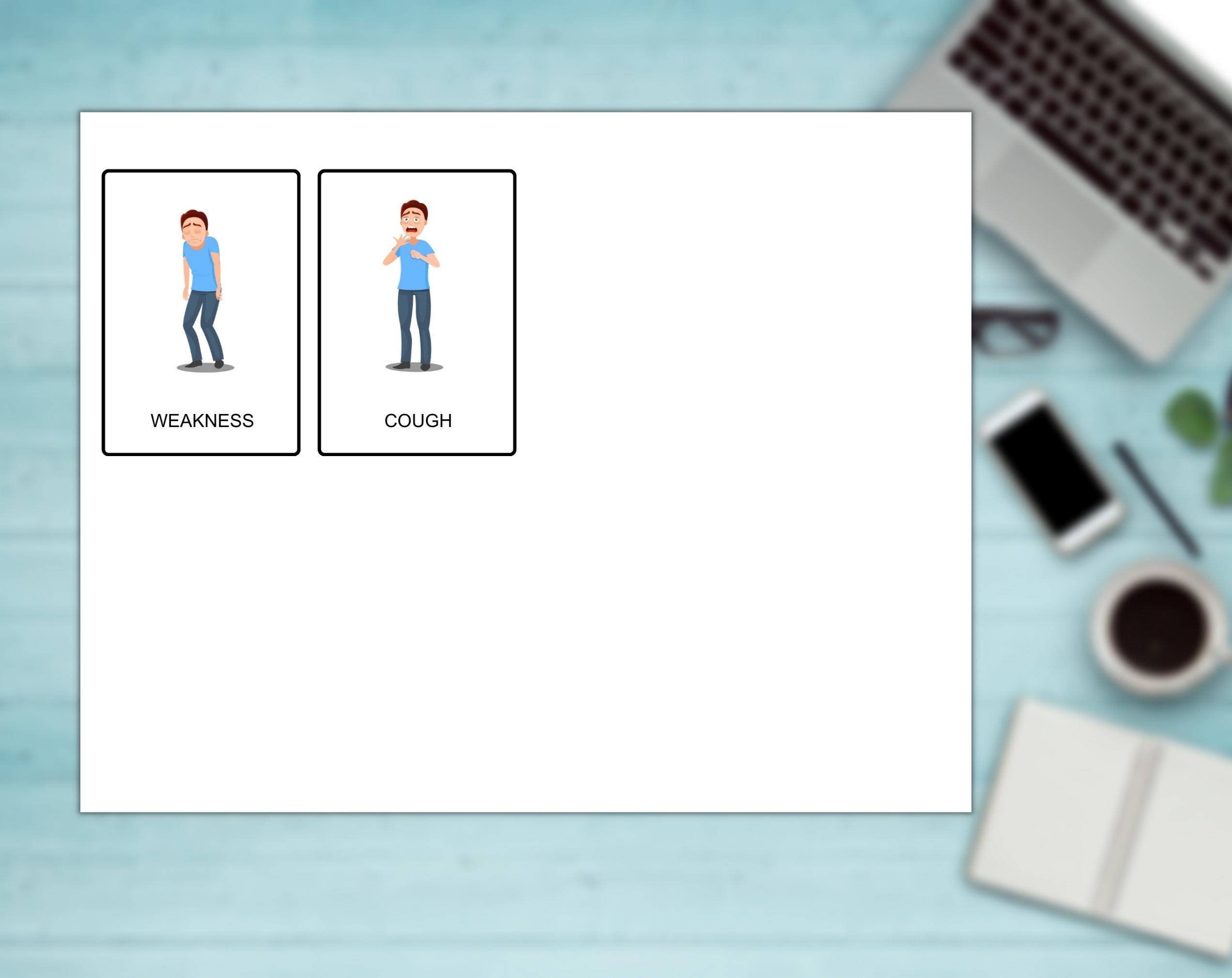 Printable Illnesses and Diseases Flash Cards Montessori Cards 10 ...