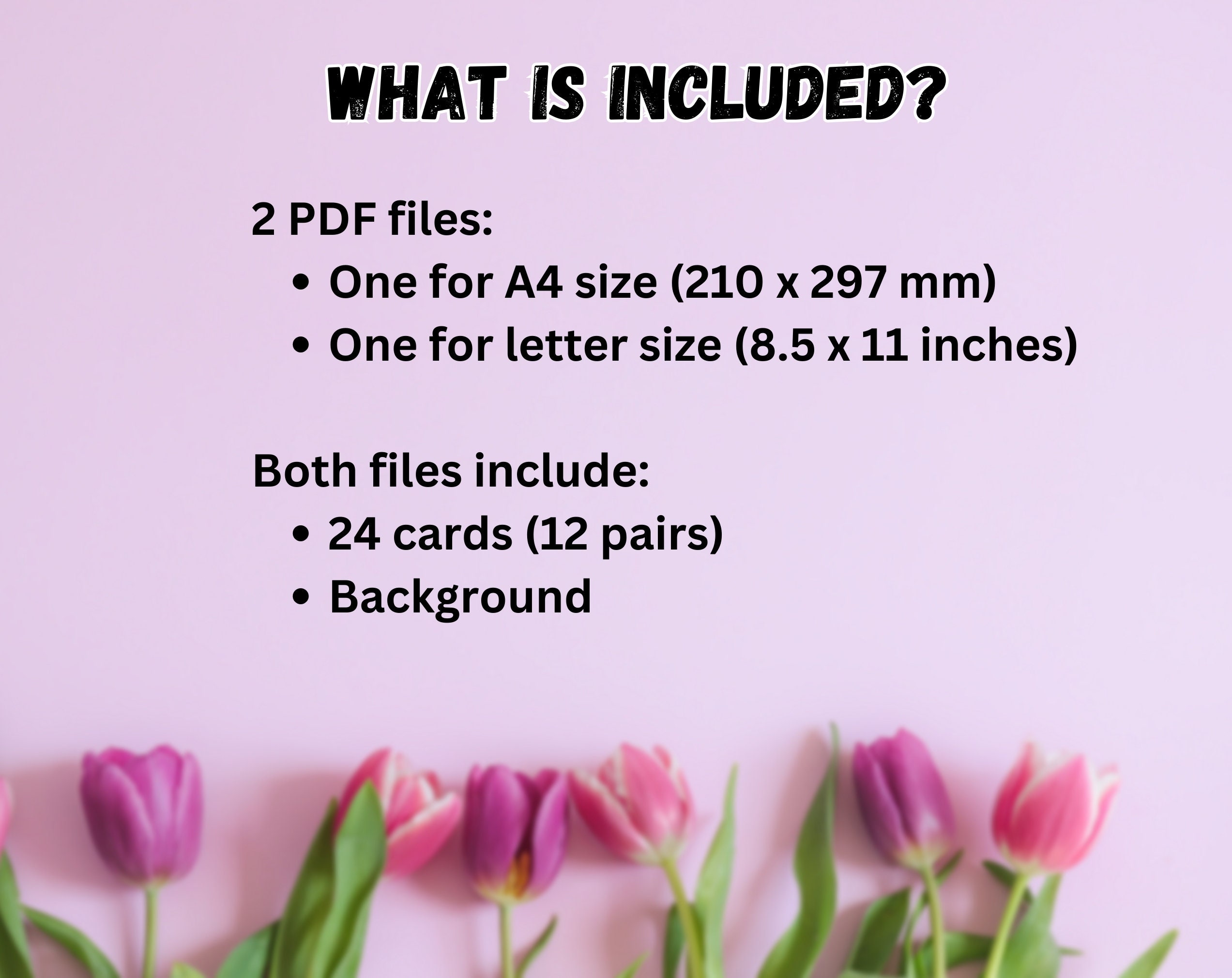 Printable Spring Memory Game Spring Activity for Kids and Adults Party ...