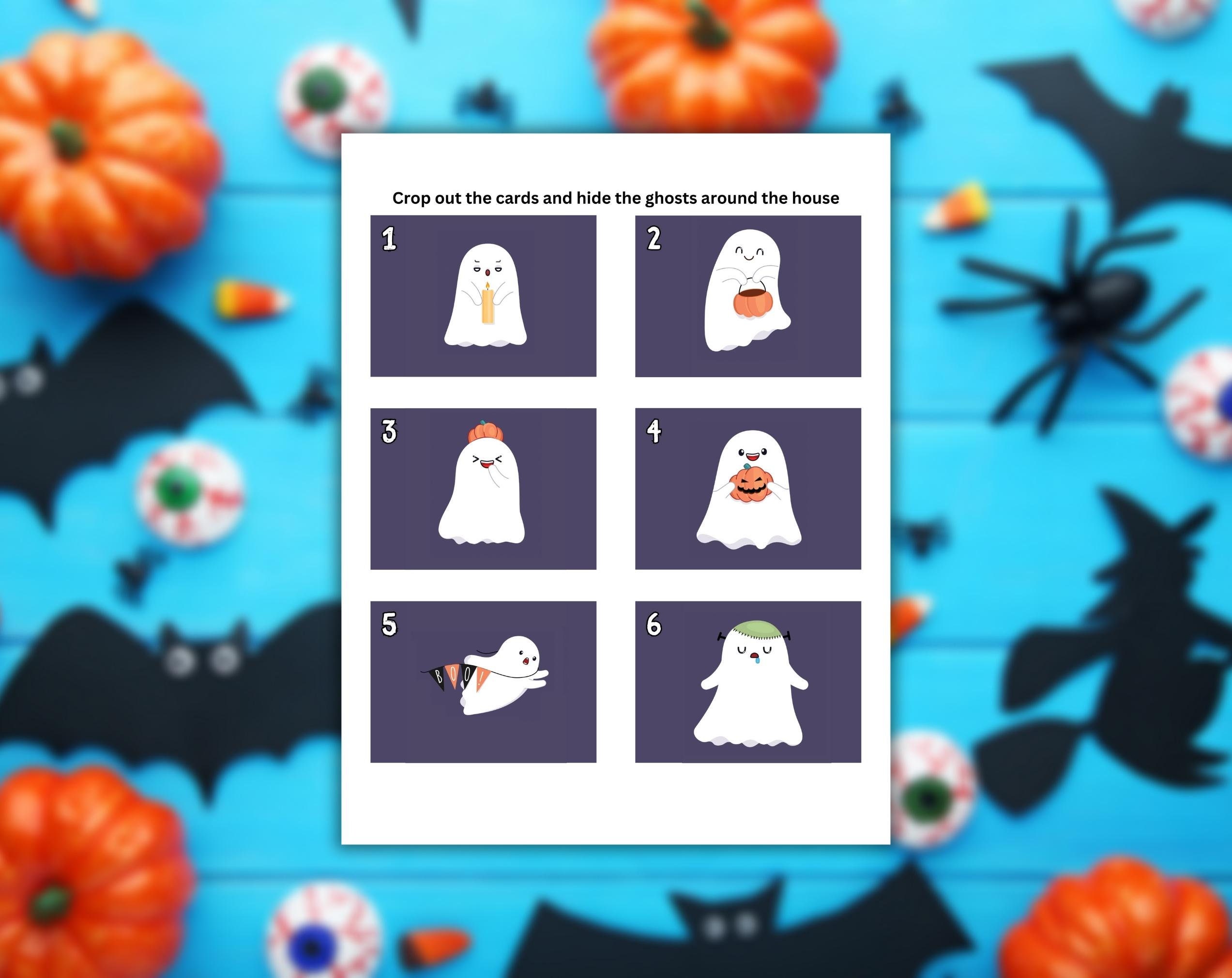 Printable Halloween Ghost Hunt for Kid | Halloween Activity for Kids ...