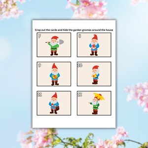 Printable Spring Garden Gnome Hunt for Kids | Spring Activity for Kids ...