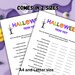 Printable Halloween Think Fast Game for Kids | Halloween Party Game ...