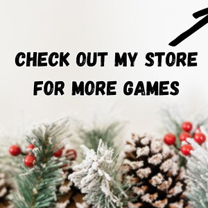 Printable Christmas A-Z Race | Christmas Activity for Kids and Adults ...