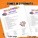 Printable Halloween Candy Match Game | Halloween Activity for Kids and ...