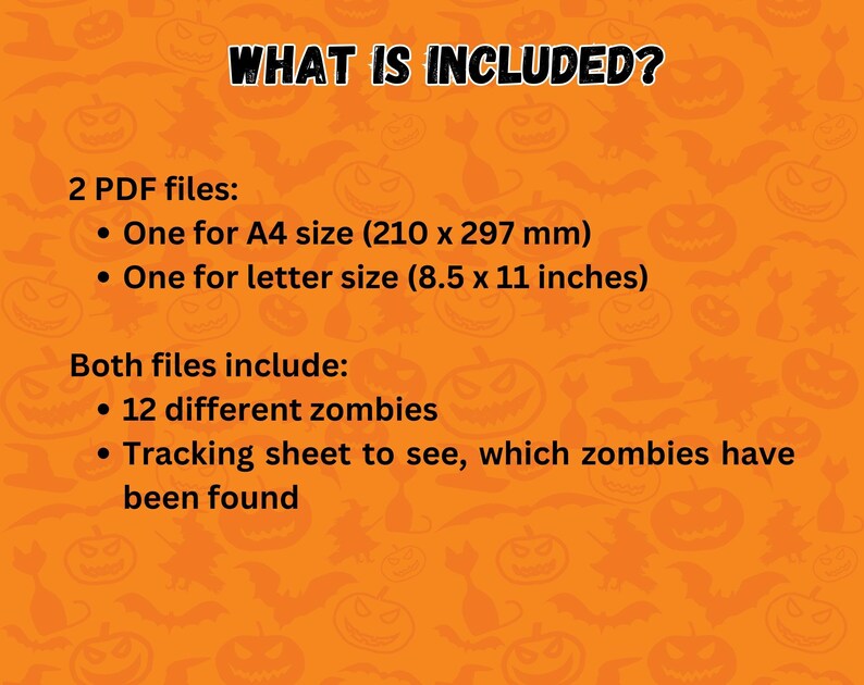 Printable Halloween Zombie Hunt for Kids | Halloween Activity for Kids ...