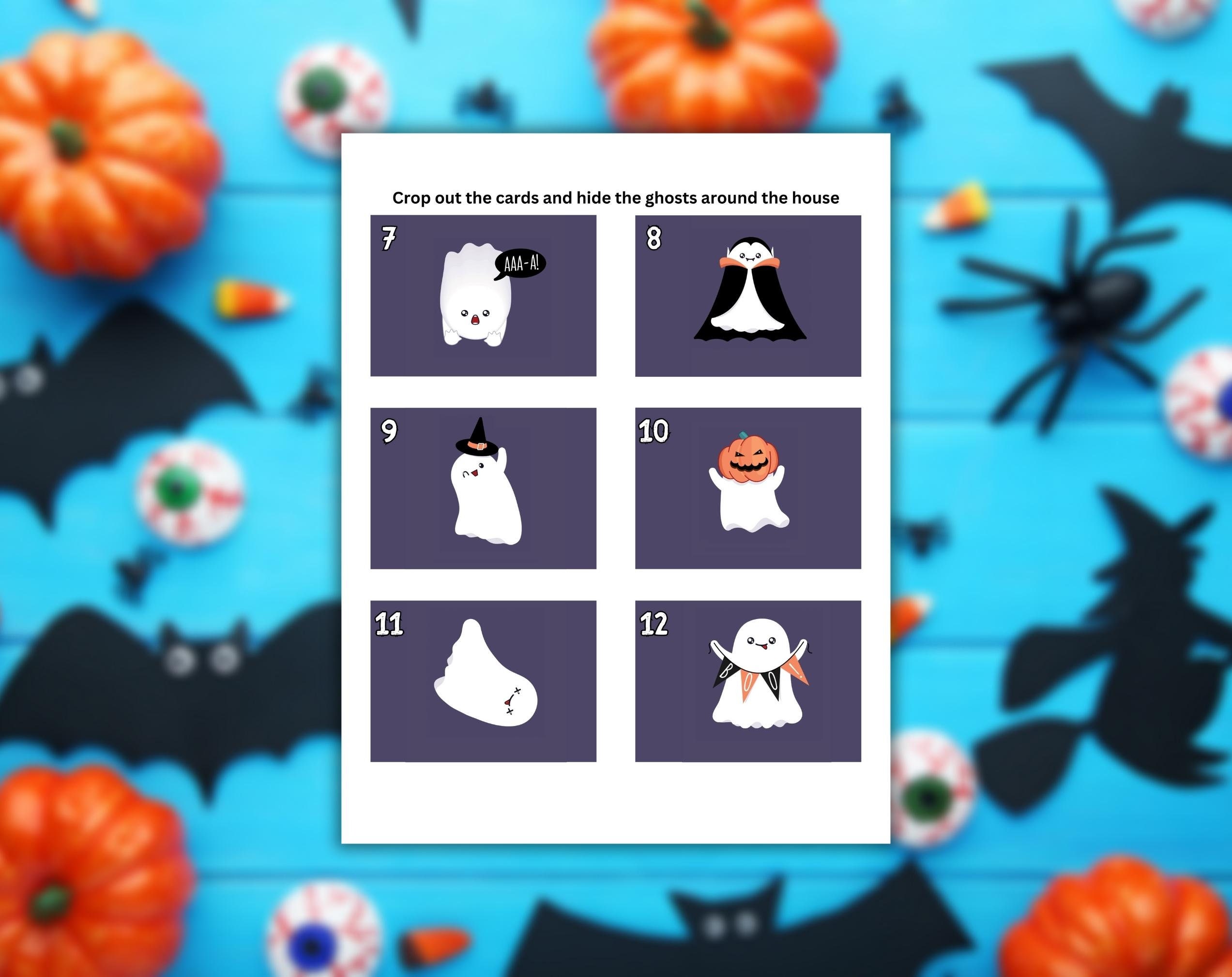 Printable Halloween Ghost Hunt for Kid | Halloween Activity for Kids ...