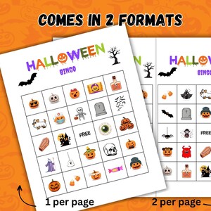 Halloween Bingo Game | Printable Party Activity for Kids & Adults ...