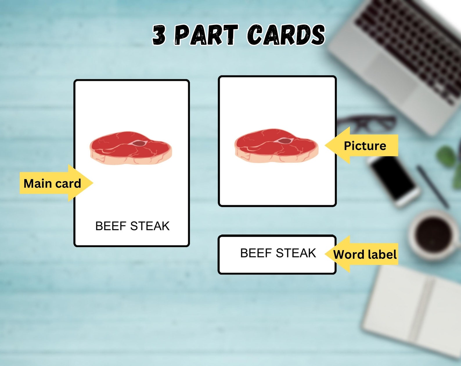 Printable Illnesses and Diseases Flash Cards Montessori Cards 10 ...