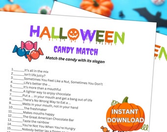Sweet Halloween Candy Match Game | Halloween Party Games | Halloween ...