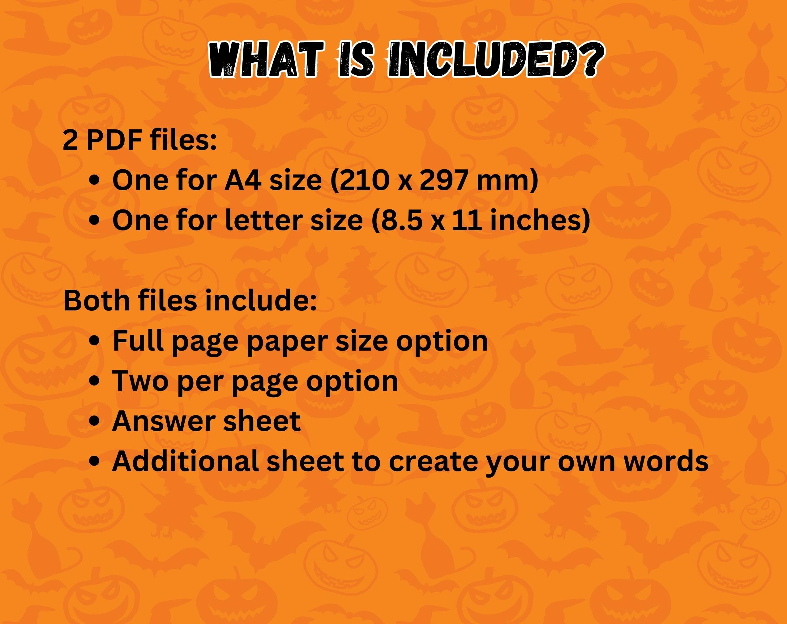 Printable Halloween Hangman | Halloween Activity for Kids and Adults ...