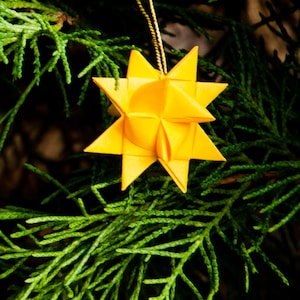 Origami Christmas 3D Paper Star - Printable Template and Instructions ...