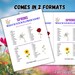 Printable What is Your Flower Name? | Spring Activity for Kids and ...