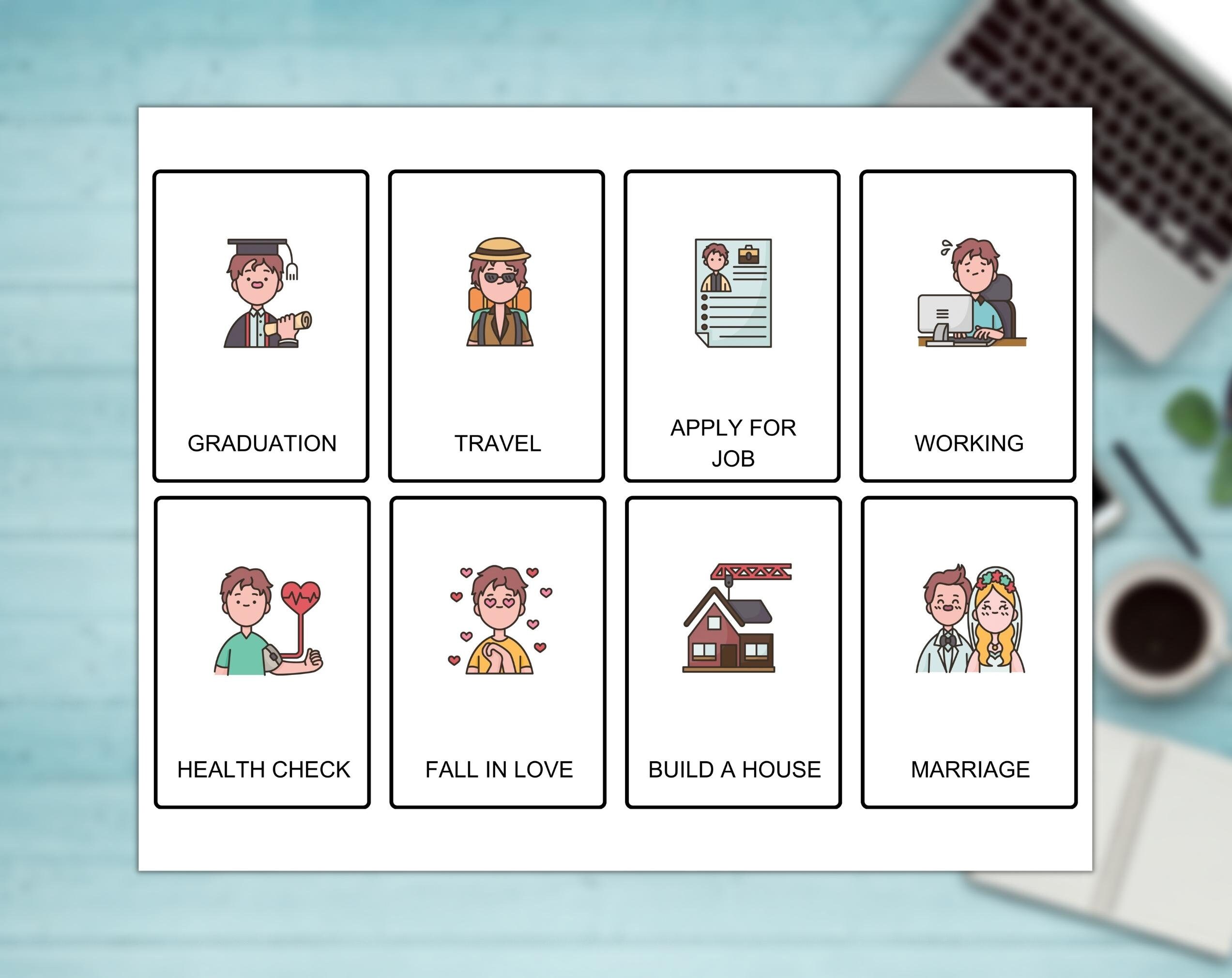 Printable Human Life Cycle Flash Cards | Montessori Cards | 30 ...