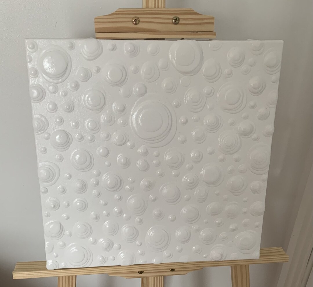 Blob Art - White Messy Blobs 2 - Etsy