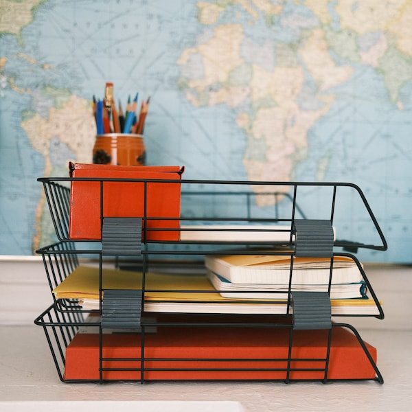 Metal Paper Tray - Etsy