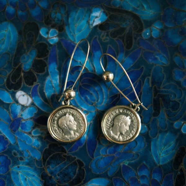 Coin Earrings - Etsy