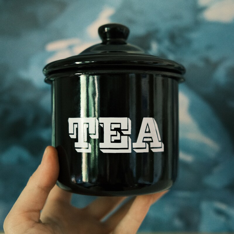 Tea Canister - Etsy