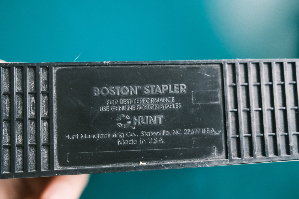 Vintage Boston 41 Stapler / Heavy Classic Mid Century Retro | Etsy