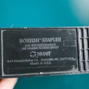 Vintage Boston 41 Stapler / Heavy Classic Mid Century Retro - Etsy