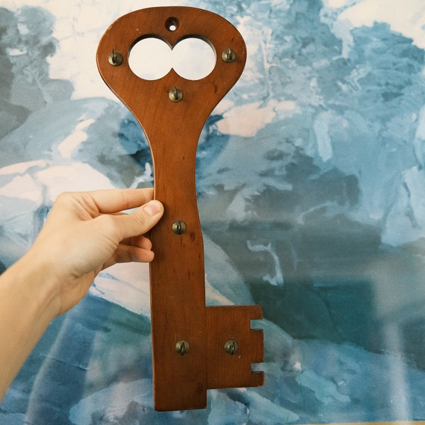 Wooden Skeleton Key - Etsy