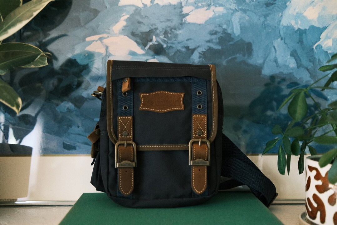 Navy Blue Canvas Crossbody Utility Pack by Field & Stream - Etsy