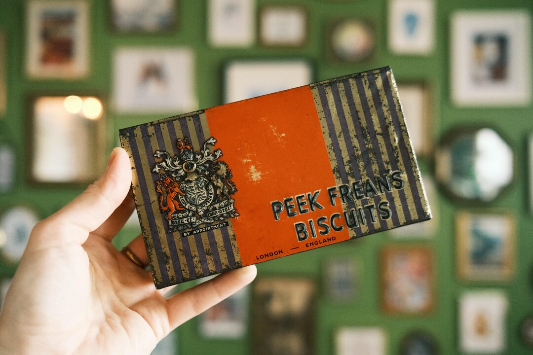 Vintage Peek Frean's Biscuits, London - England Rectangular Tin Box - Etsy