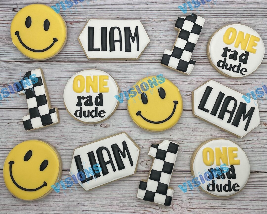 One Rad Dude Cookies - Etsy