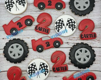 Two Fast Two Curious Royal Icing Cookies 1 Dozen - Etsy