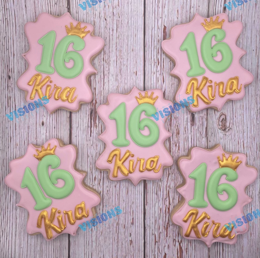 Queen Birthday Cookies - Etsy