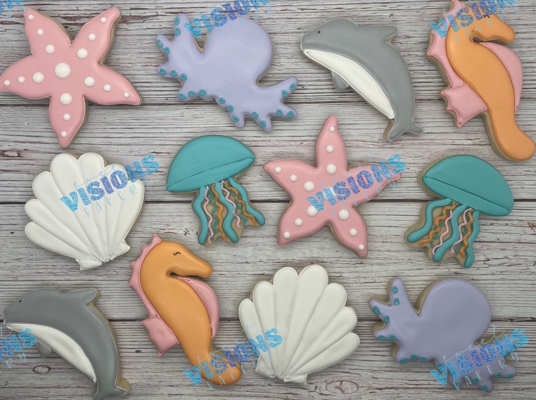 Ocean Cookies - Etsy