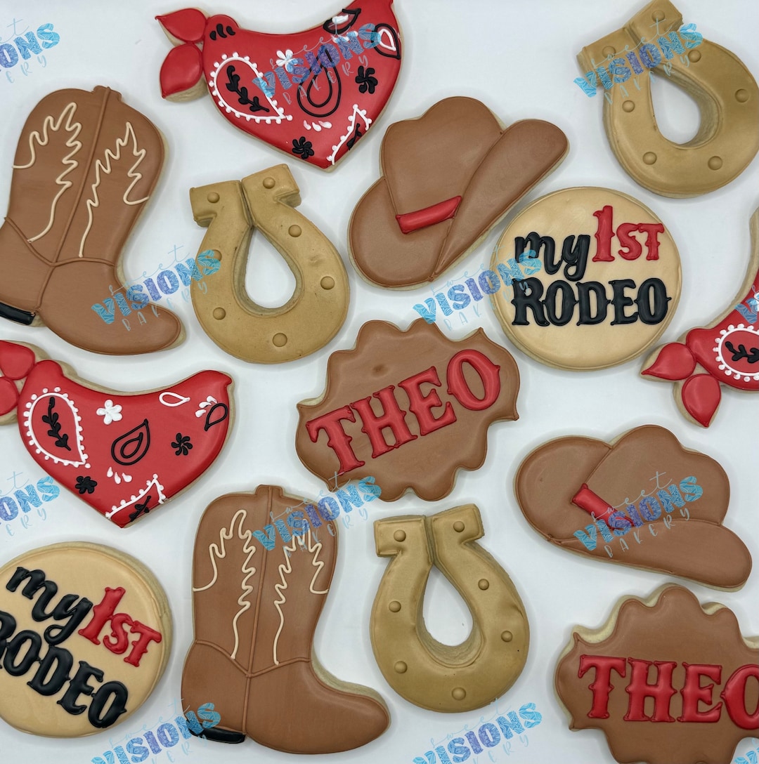 My First Rodeo Cookies - Etsy