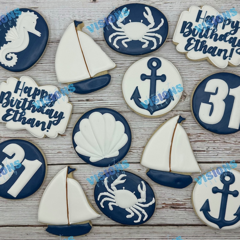 Nautical Cookies - Etsy