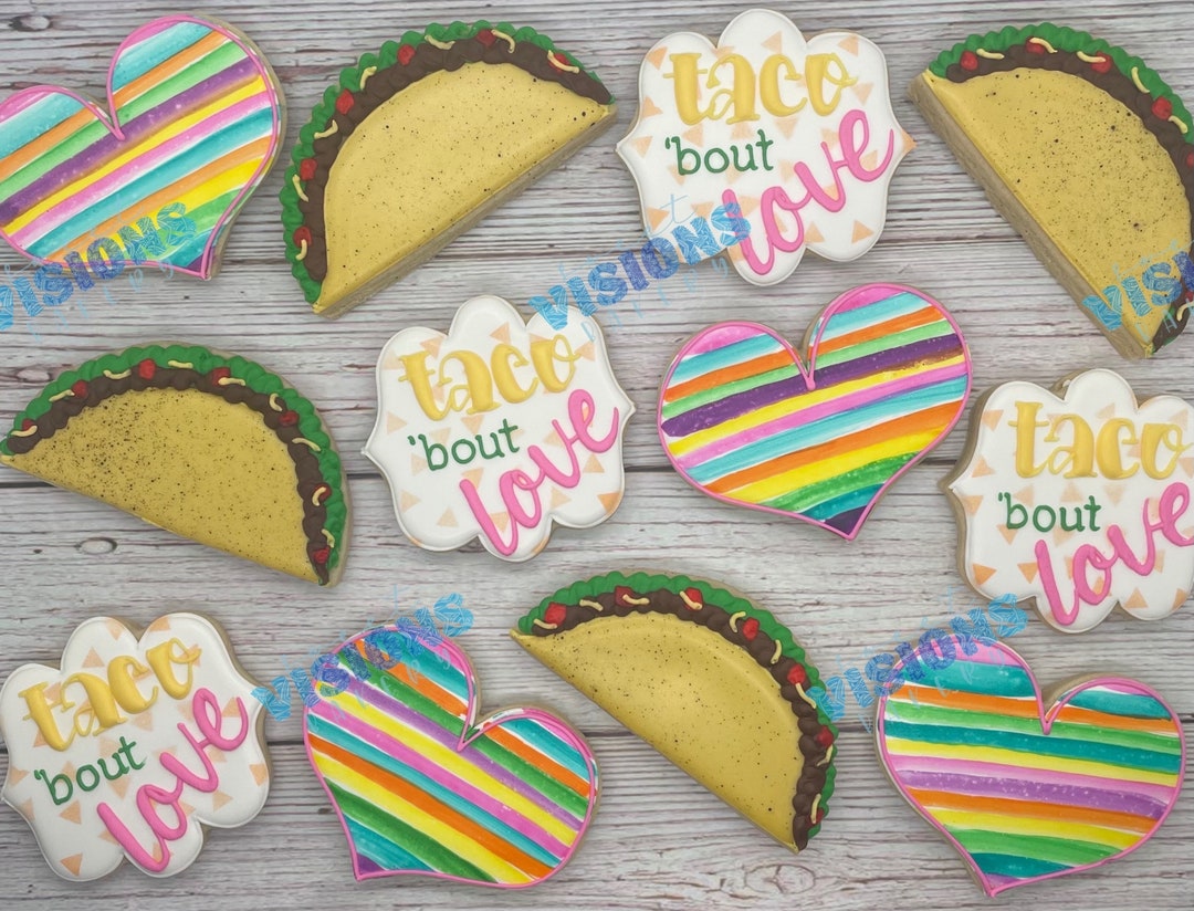 Taco Bout Love Cookies - Etsy