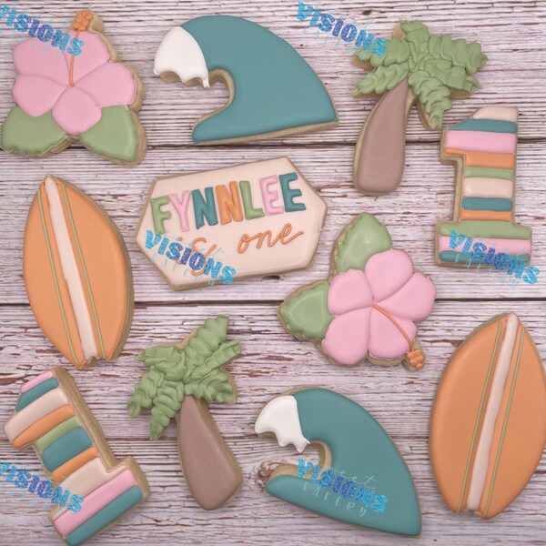 Beach Theme Cookies - Etsy