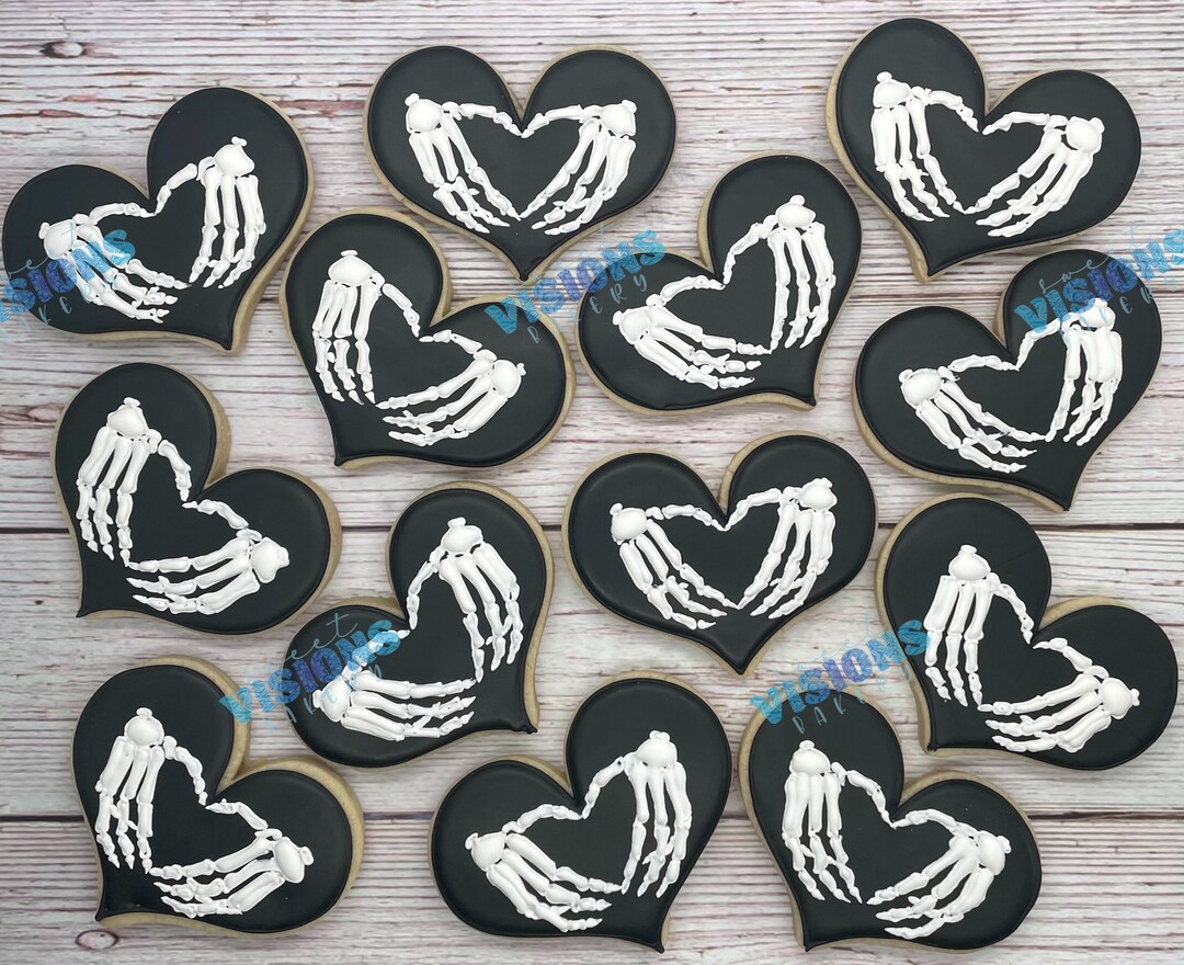 Skeleton Love Cookies - Etsy