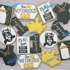 The Notorious One Cookies - Etsy
