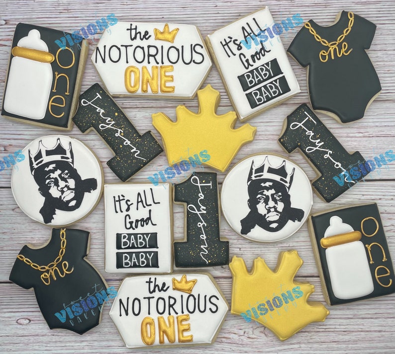 The Notorious One Cookies - Etsy
