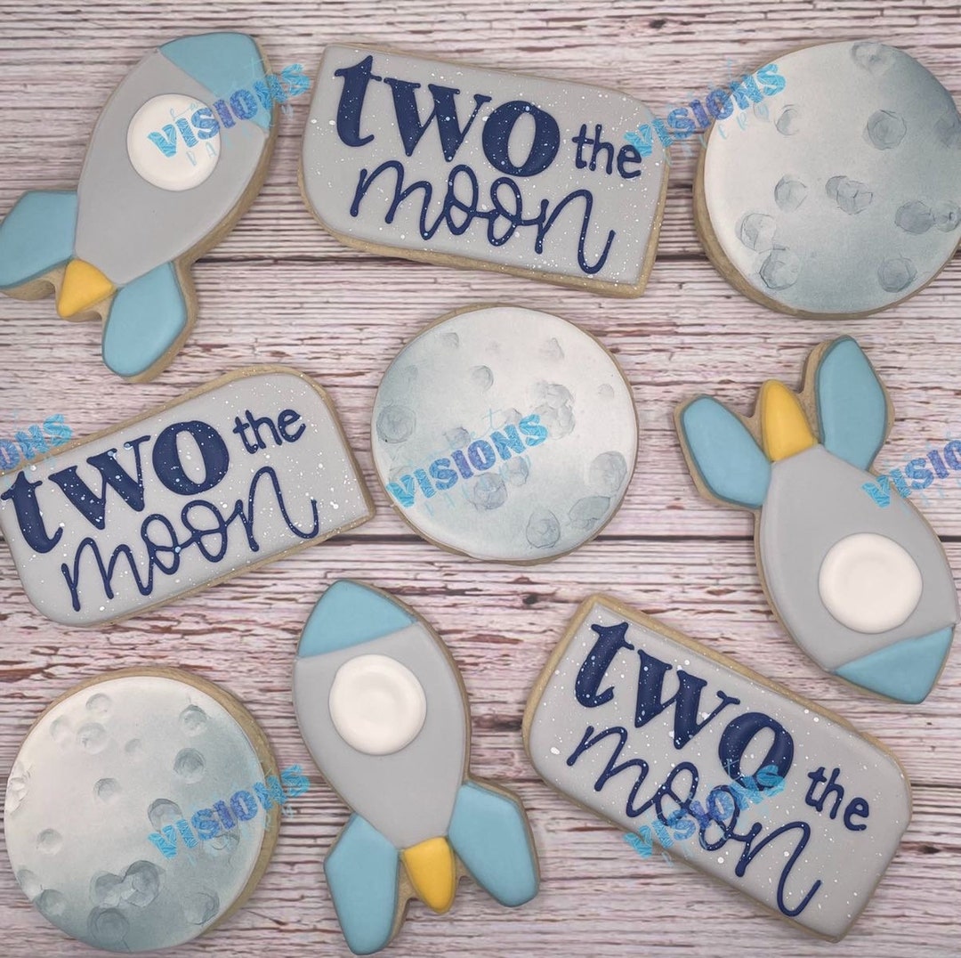 Two the Moon Cookies - Etsy