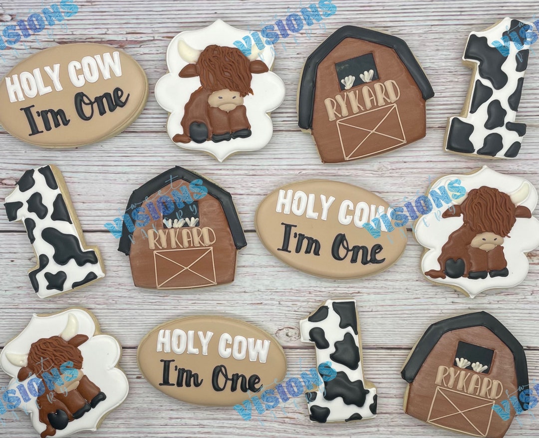 Holy Cow I’m One - Etsy