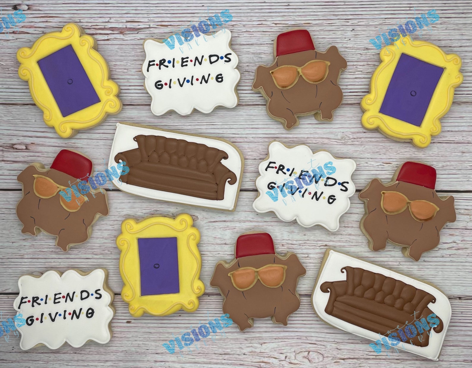 Friendsgiving Cookies - Etsy