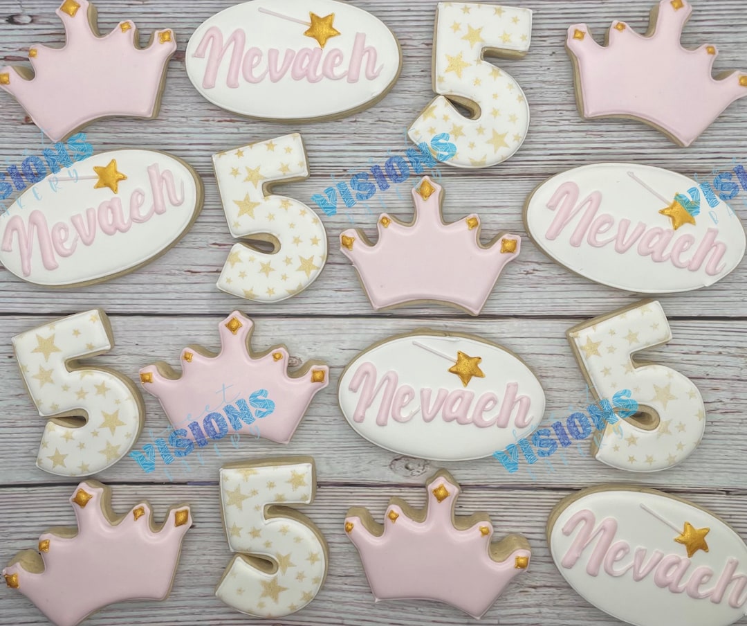 Princess Party Cookies - Etsy