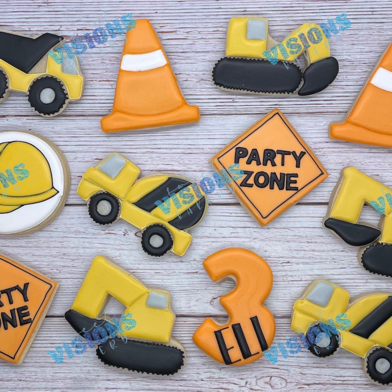Construction Cookies - Etsy