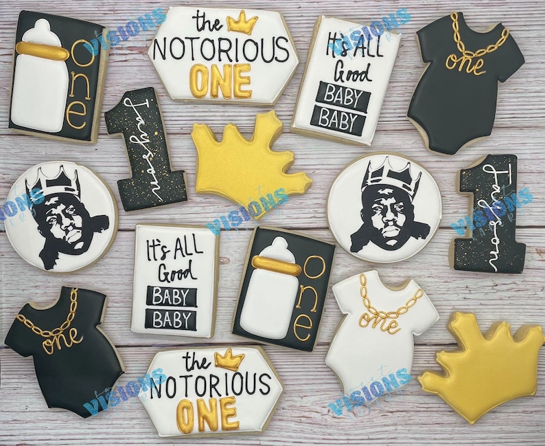 The Notorious One Cookies - Etsy