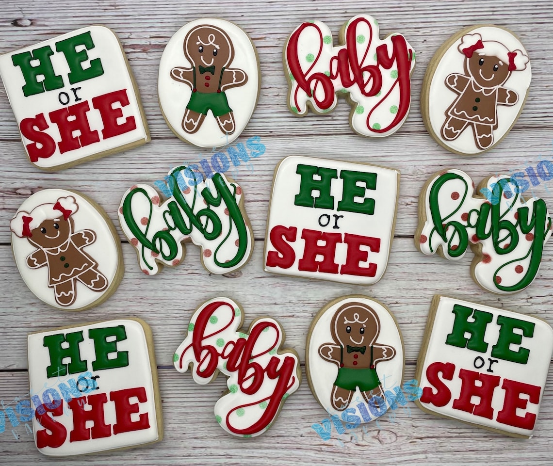 Gingerbread Gender Reveal - Etsy