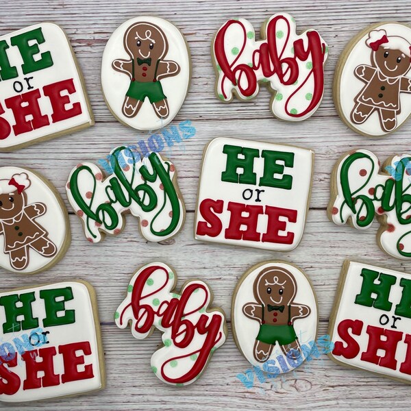 Gingerbread Gender Reveal - Etsy