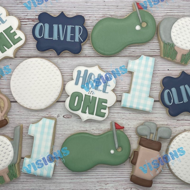 Golf Themed Cookies - Etsy